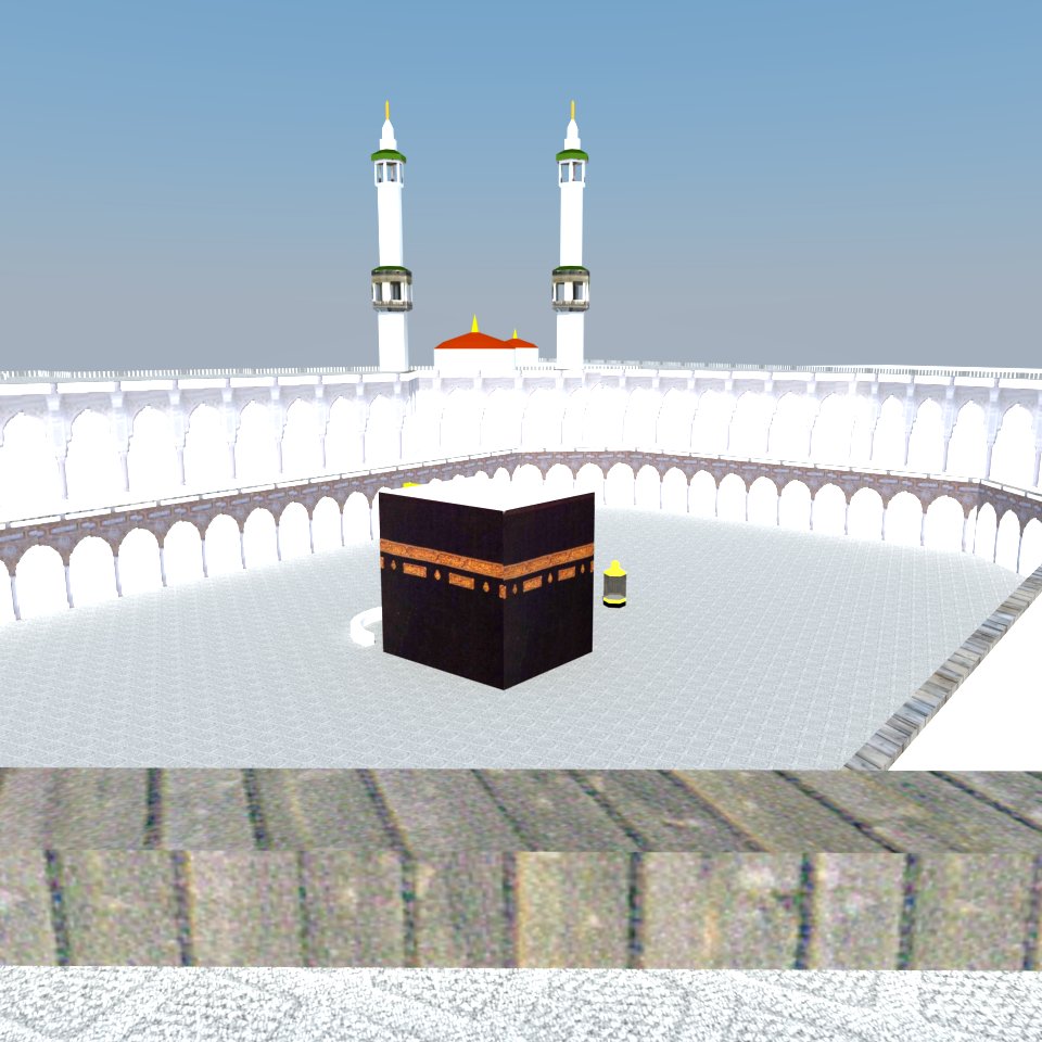 Alhaj Muhammad Owais Raza Qadri: Al-Masjid Al-Haram Sketchup Pictures
