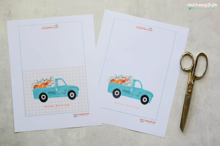 Free Cards to Print for Fall | i should be mopping the floor