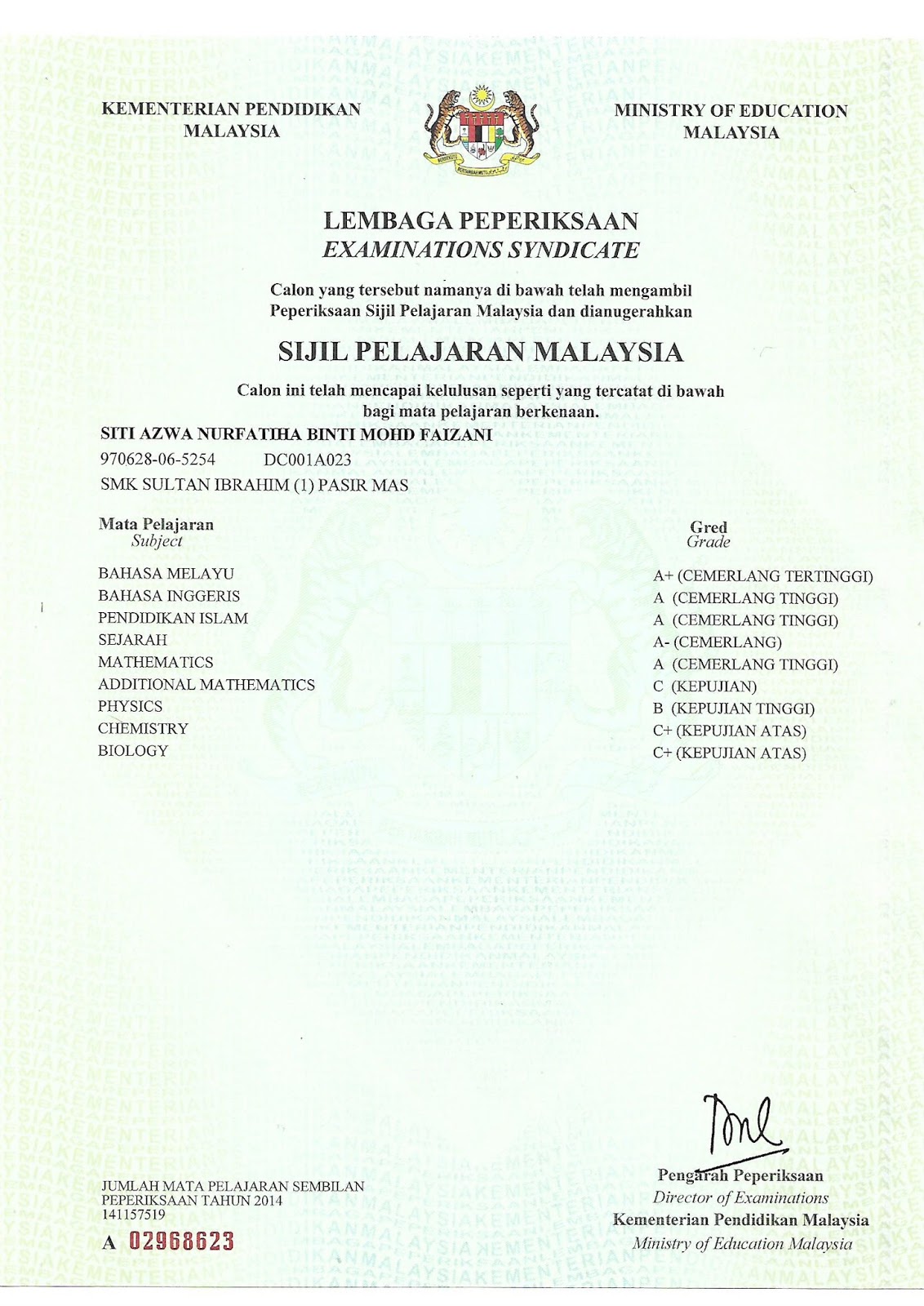 E-PORTFOLIO: CERTIFICATES