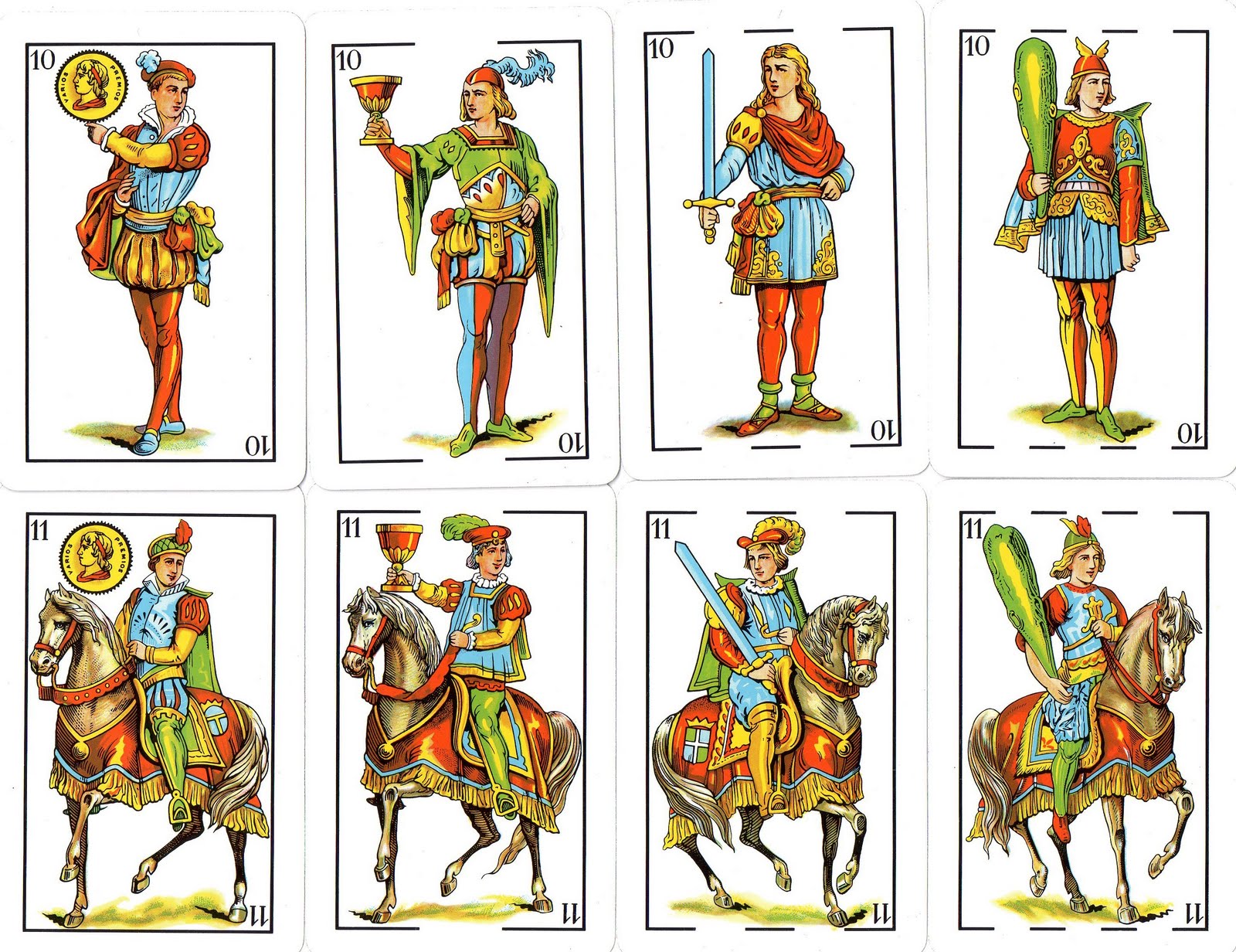 Palos de barajas de cartas de Javier Neila: Palos de la Baraja española ...