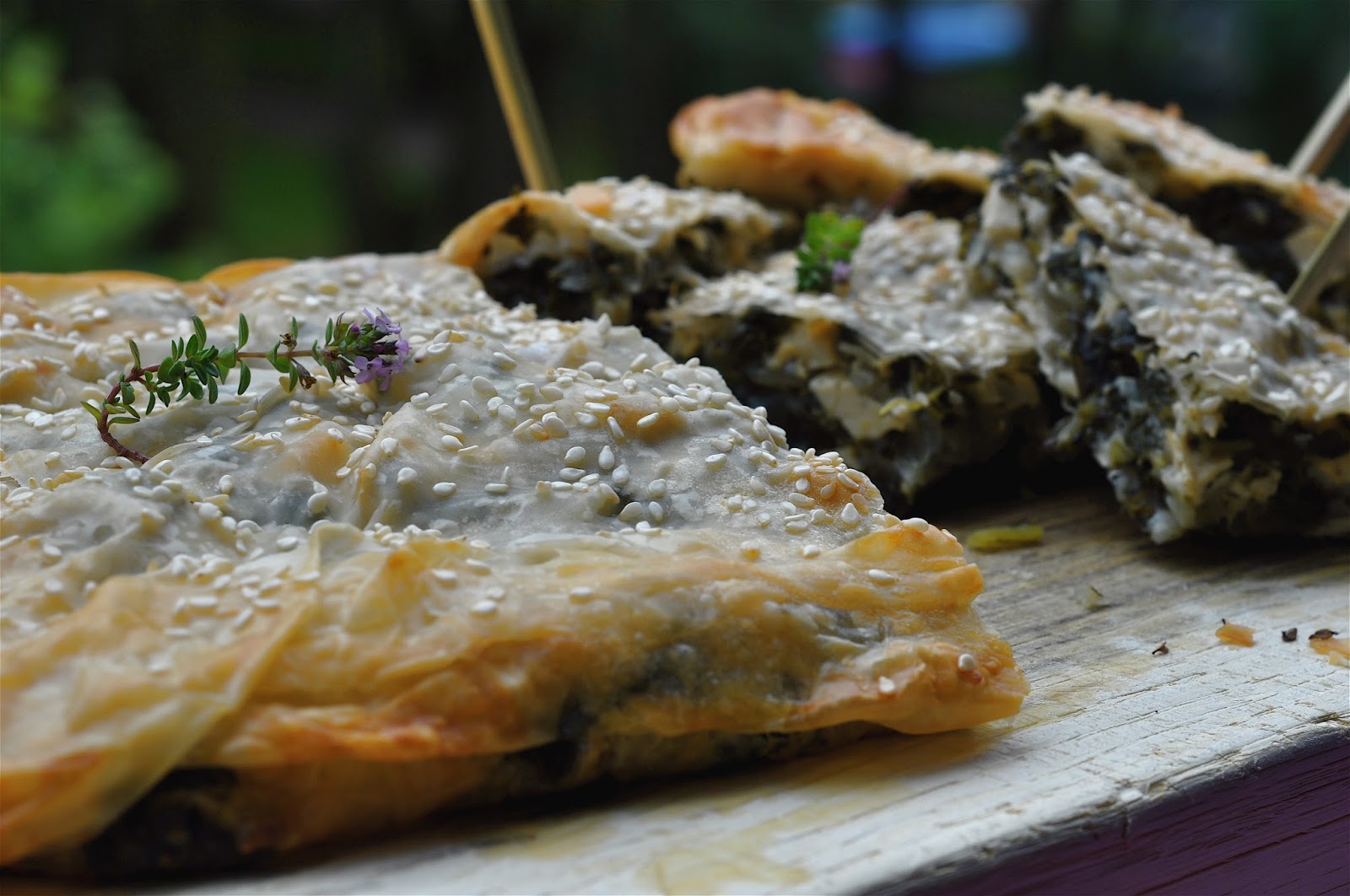 Parole Vegetali: Ispanak Boregi (torta turca di pasta fillo agli spinaci)