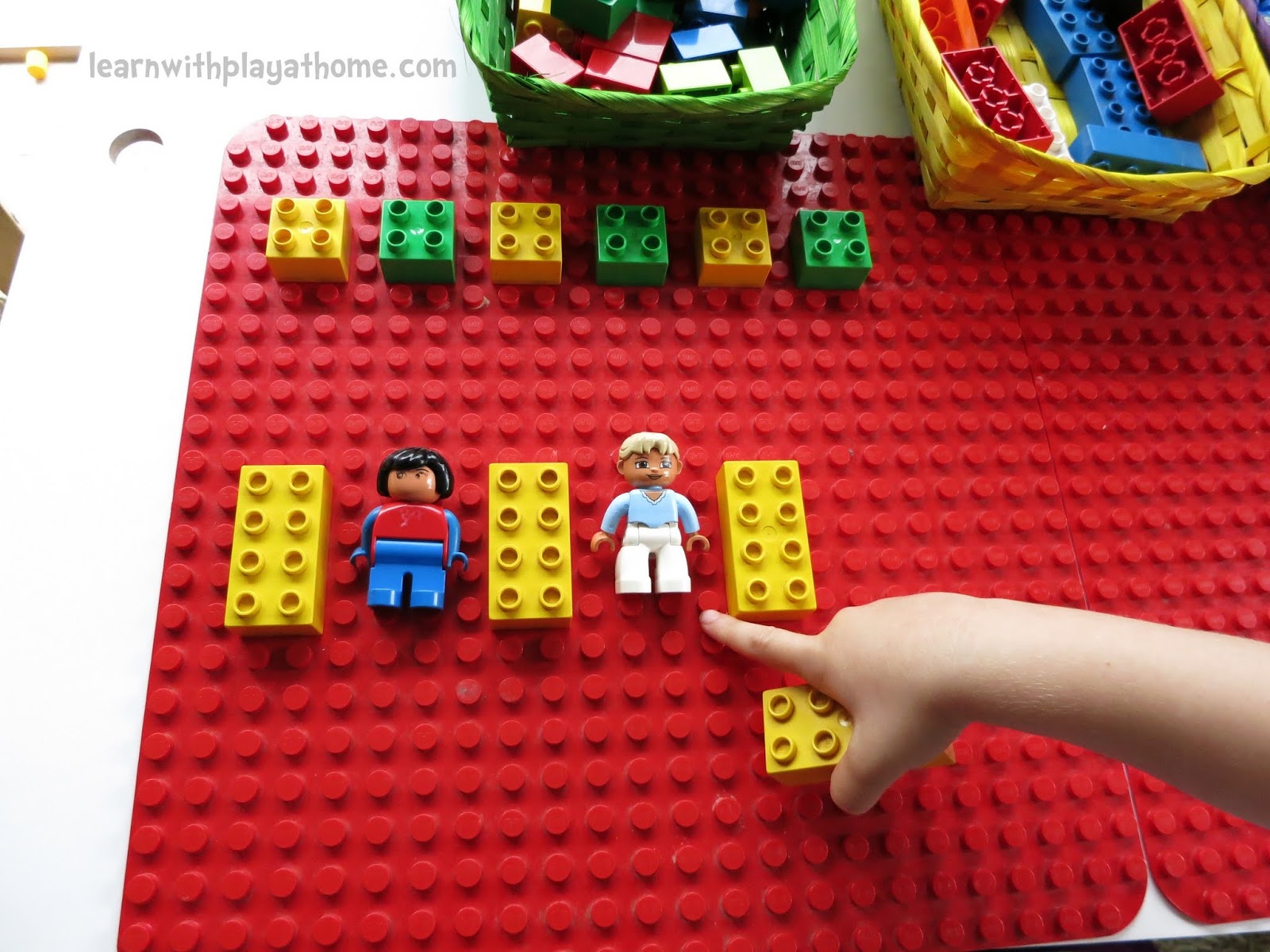 Learn with Play at Home: Learning Patterns with Lego