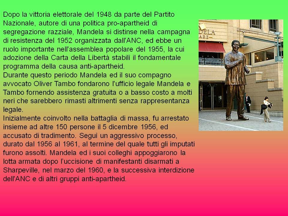 Prof Fiumicino: III MEDIA Nelson Mandela