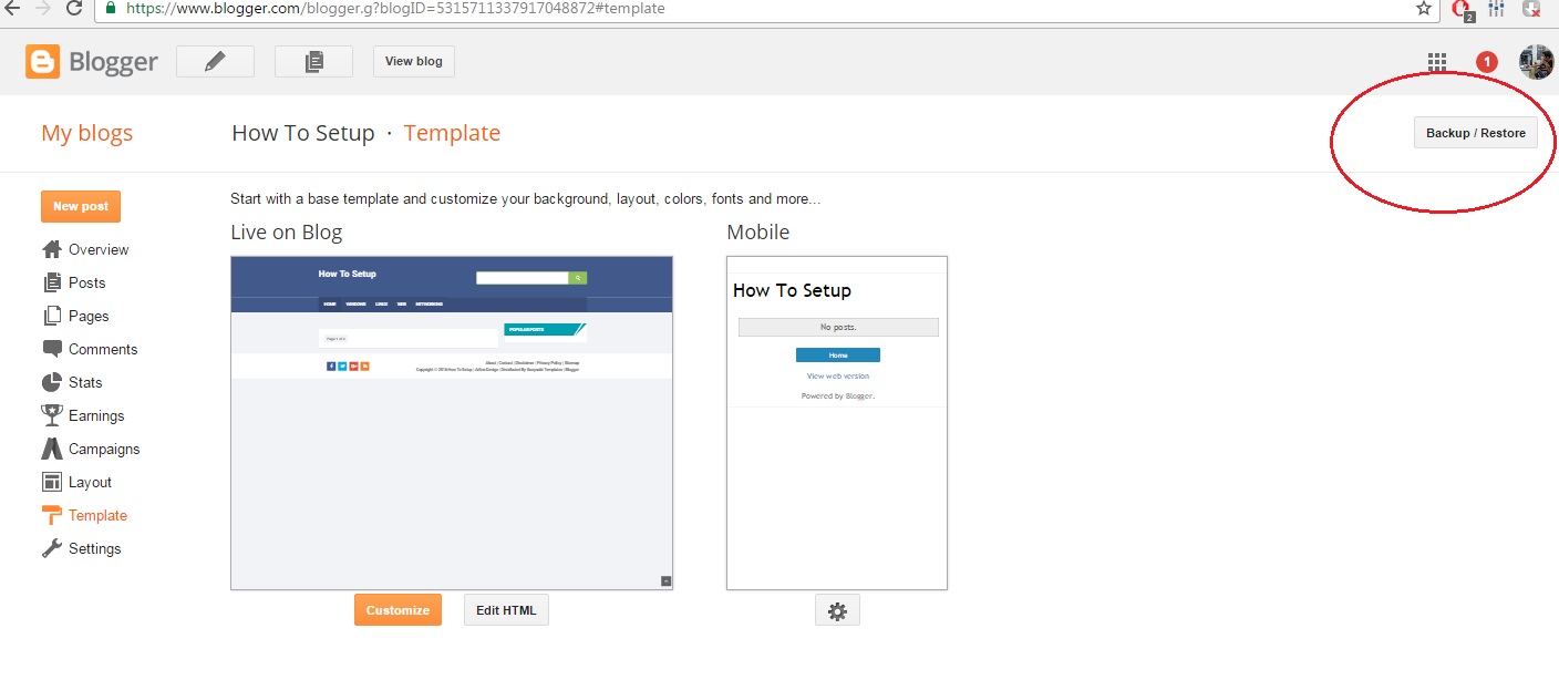 How To Customize Blogger Template - How To Setup Guide
