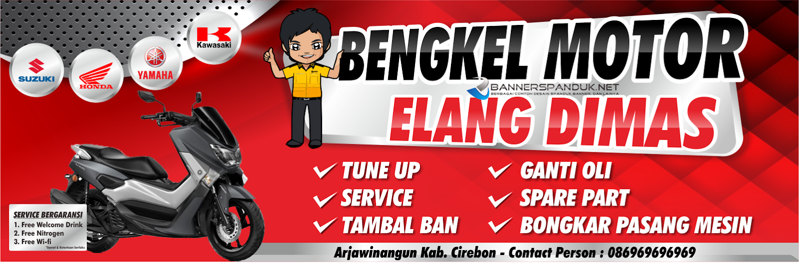 View Desain Banner Bengkel Motor Racing Gif