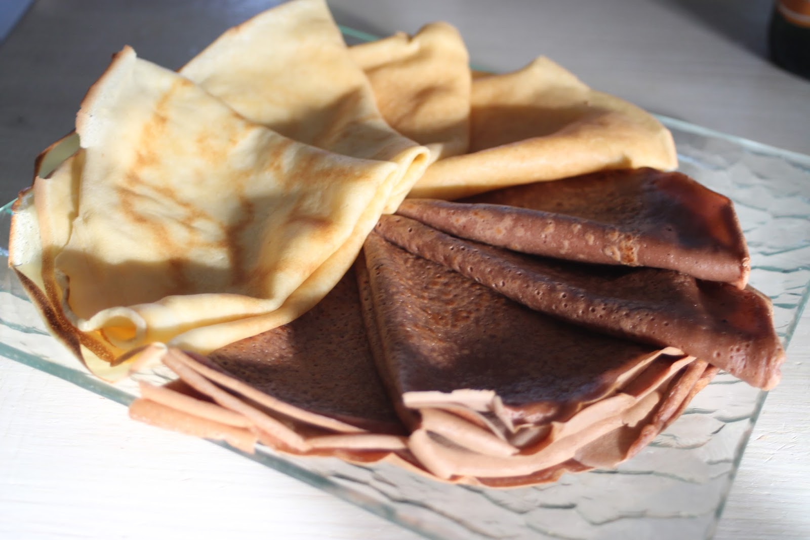 crêpes au chocolat pour la Chandeleur