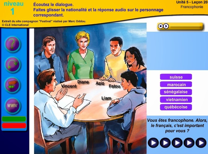 J'AIME LE FRANÇAIS ! : Activité de compréhension orale sur le thème de ...