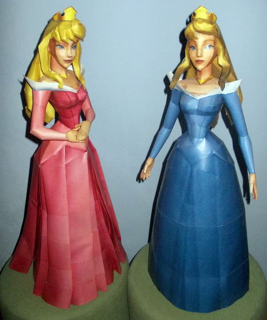 Sleeping Beauty - Princess Aurora Papercraft | Papercraft Paradise ...