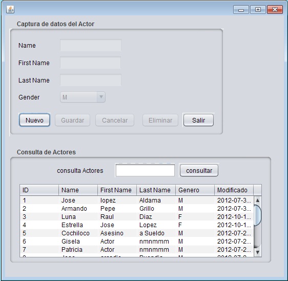 Crud Hibernate 3 Con Sql Server 2008 En Netbeans Parte Ii Desarrollo ~ Desarrollo Java Php Y C
