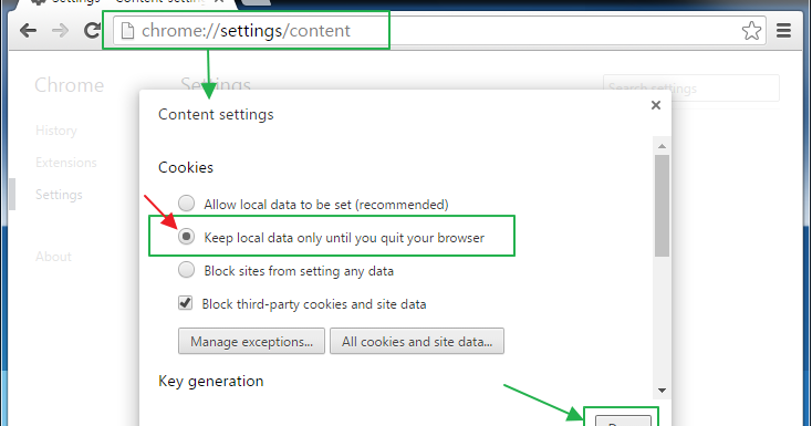 구글크롬 사용법: 브라우저 닫을 때 쿠기를 자동 삭제하도록 설정하는 방법