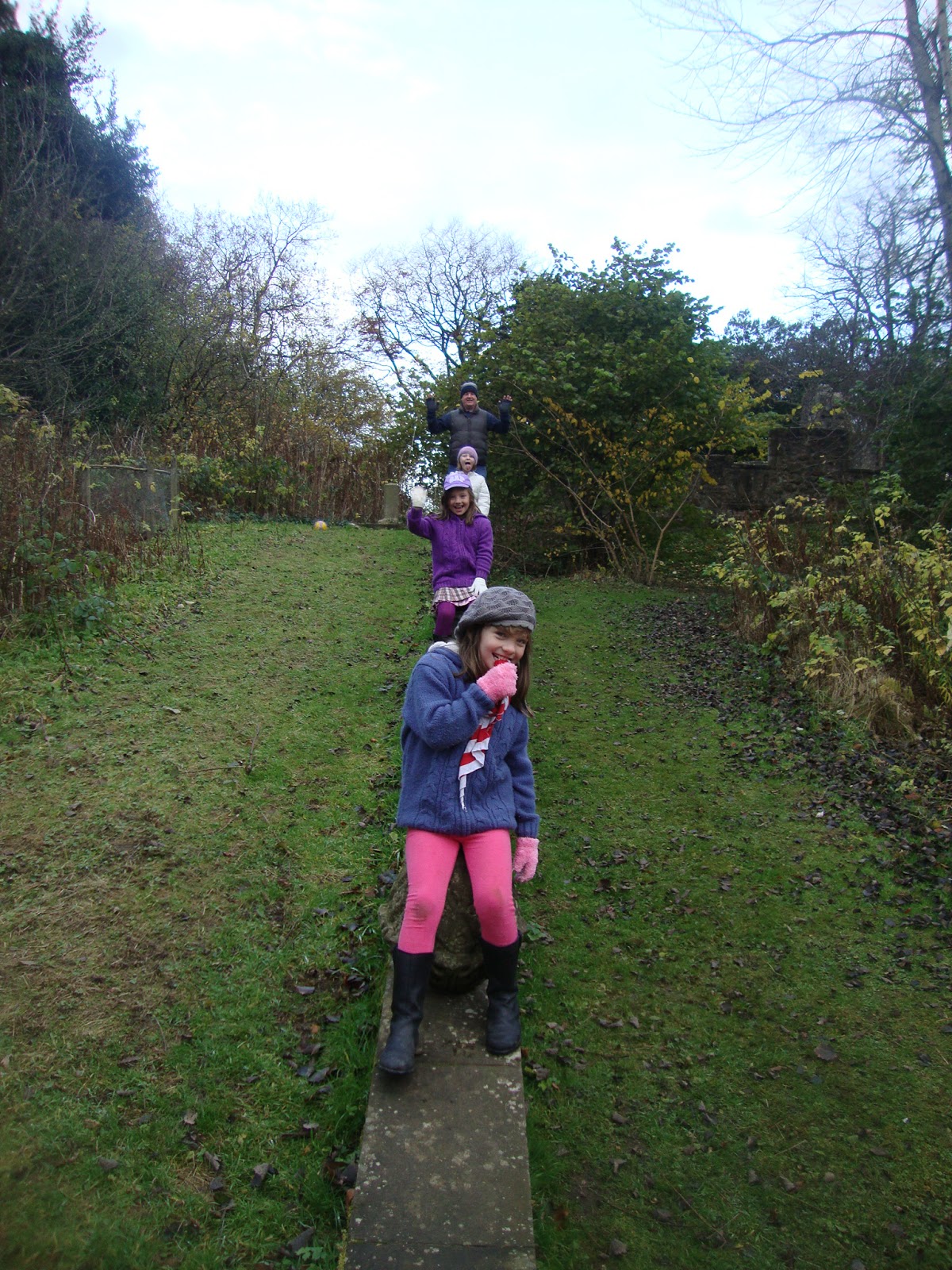 Running With Triplets: Walking in Edinburgh - Cammo Estate