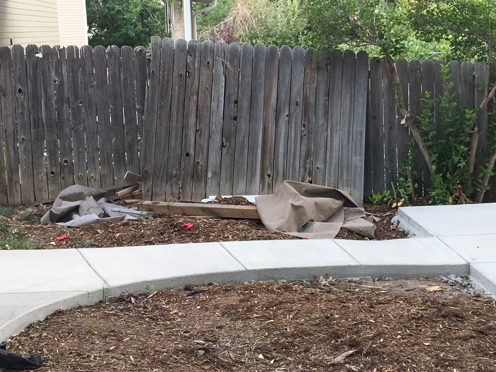 Don't just sit! Knit!!: Week 20: Messy Backyard