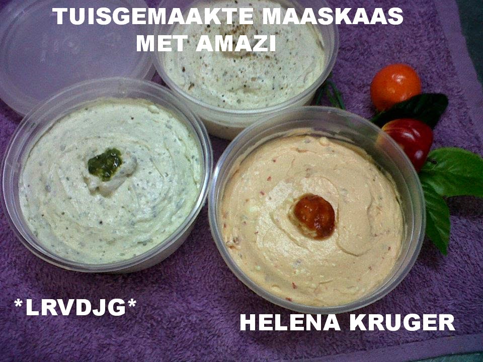 LEKKER RESEPTE VIR DIE JONGERGESLAG: TUISGEMAAKTE MAASKAAS MET AMAZI