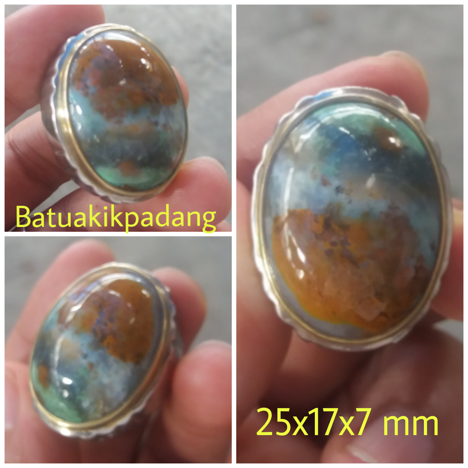 Batu Akik Pancawarna Garut Code: BAPWG813 - Batu Akik Padang