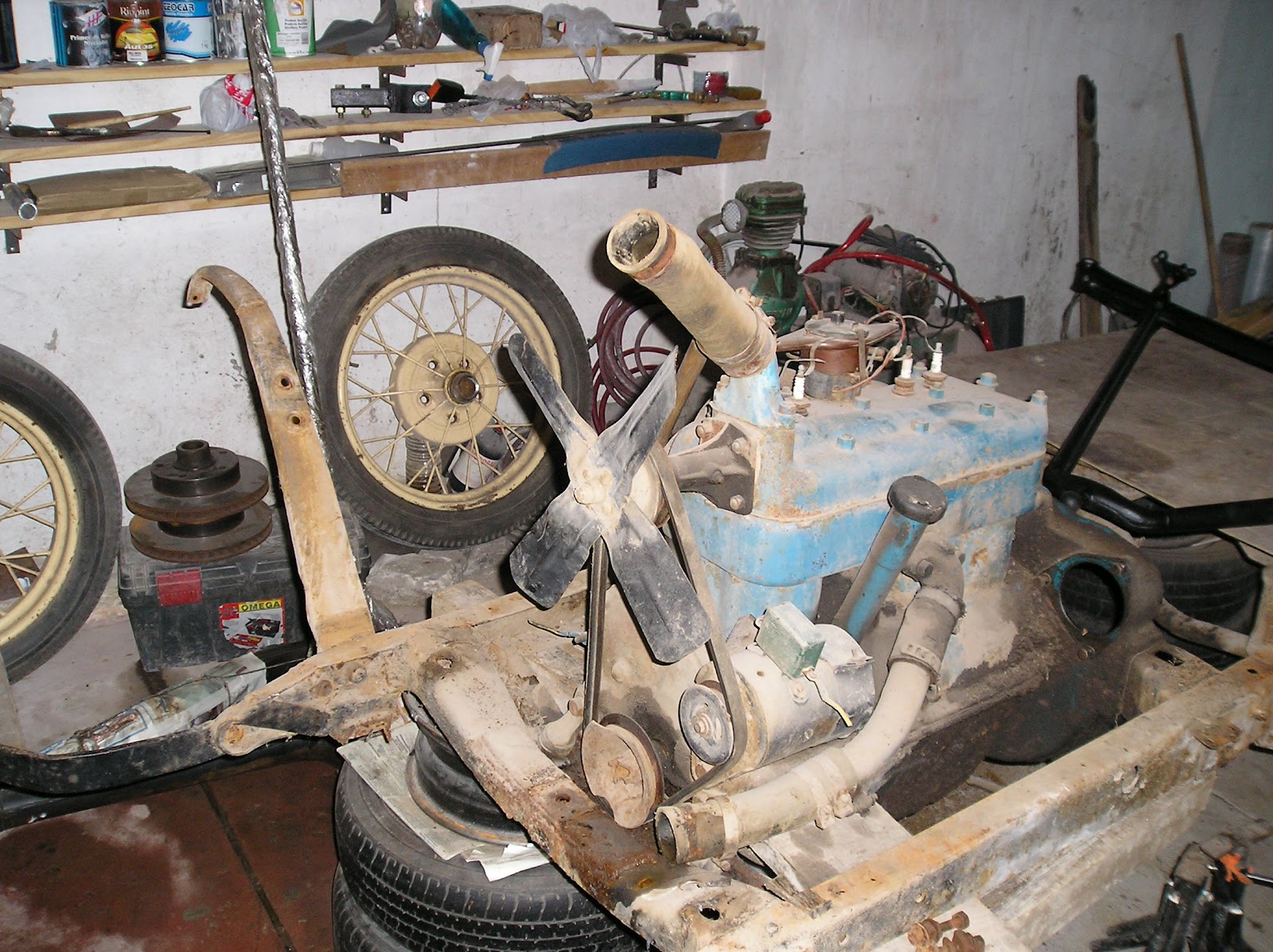 Restauración de autos antiguos: EL DESARME