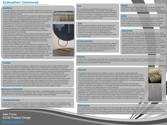 GCSE Product Design: March 2017