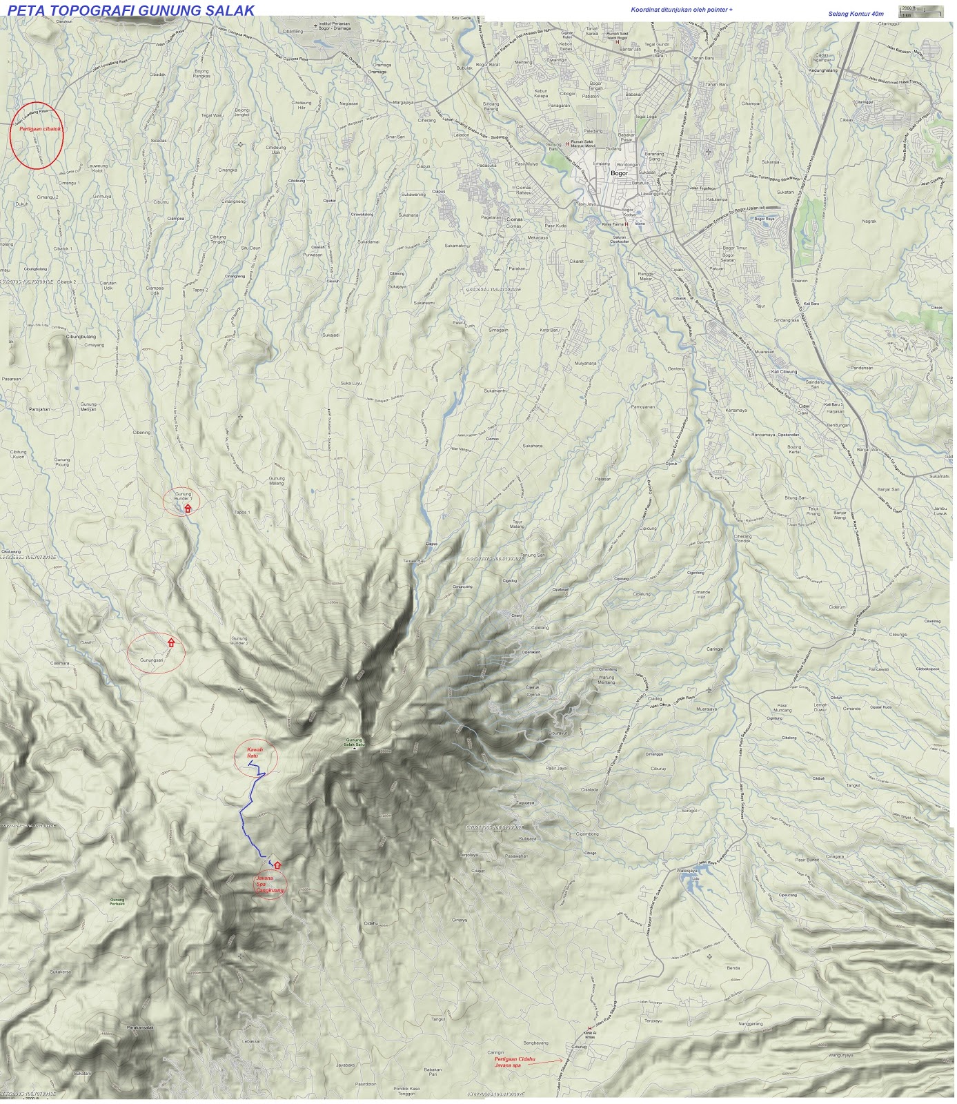 AMAZING INDONESIA: RATU CRATER AT SALAK MOUNT