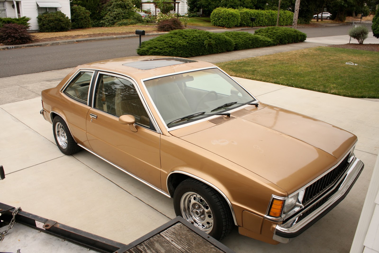 OLD PARKED CARS.: 1982 Chevrolet Citation Notchback.