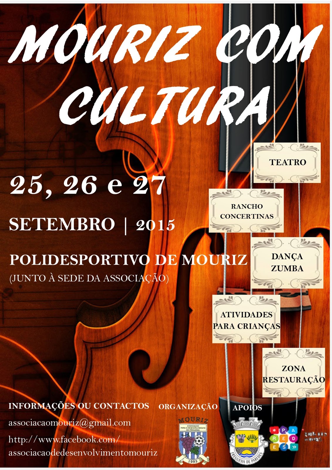 Associação para o Desenvolvimento de Mouriz: setembro 2015