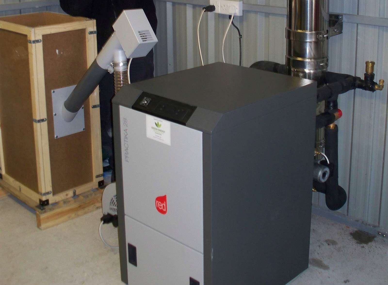 Green Energy Technology: New Practica wood pellet boiler from Green ...