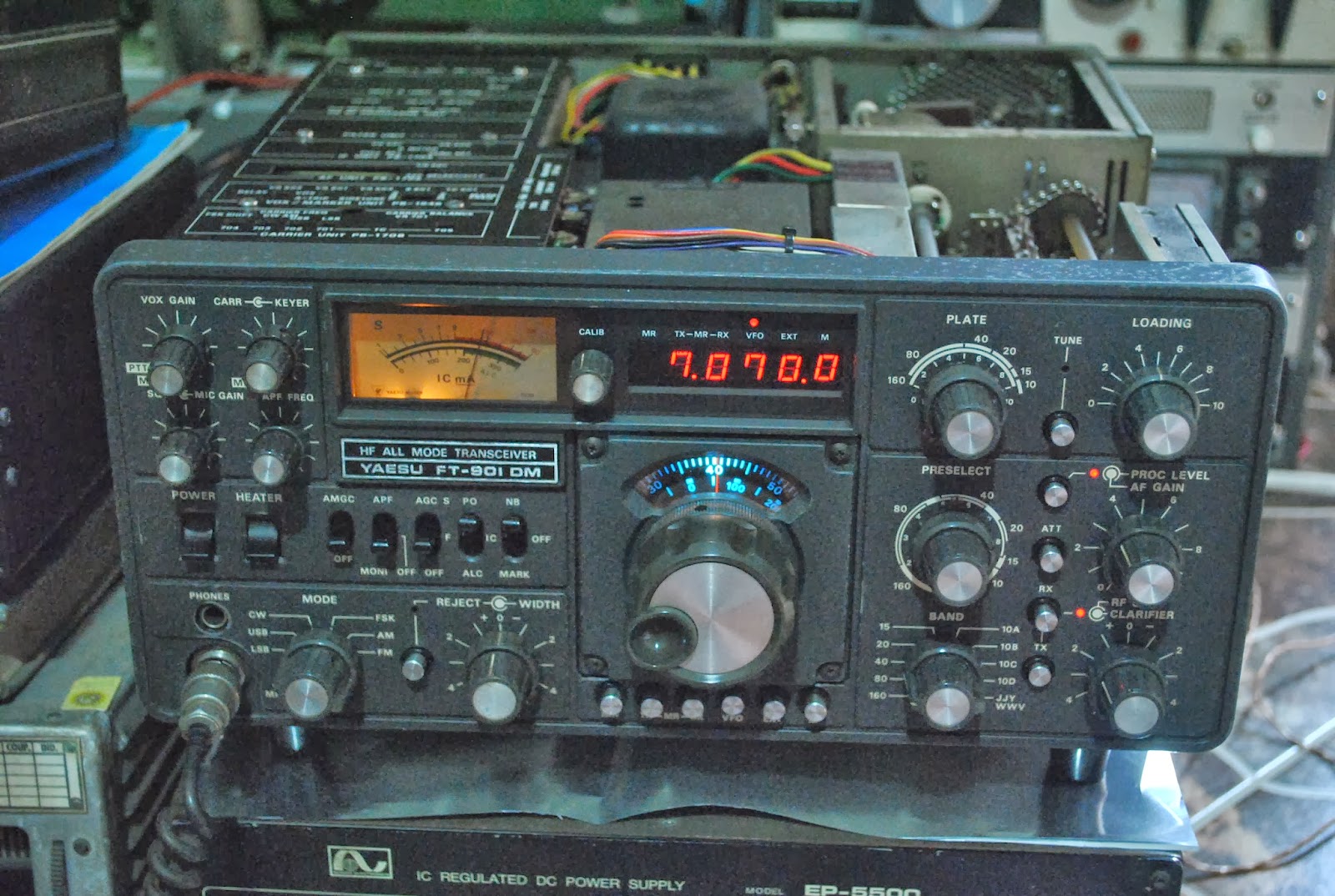 RESTORASI ELECTRONIC TUBES: TRANSCEIVER H F YAESU FT -901 DM made in ...