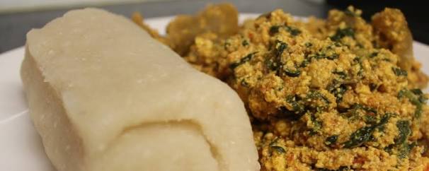 POUNDED YAM WITH EGUSI SOUP RECIPE (IYAN ATI EGUSI) - KARKOS CUISINES