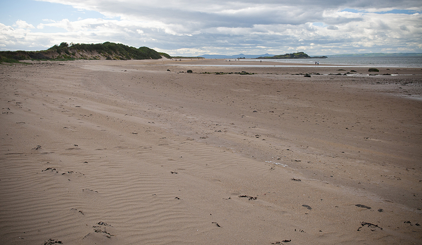 Around Scotland: THE ULTIMATE BEACH WALK seton sands to nth berwick