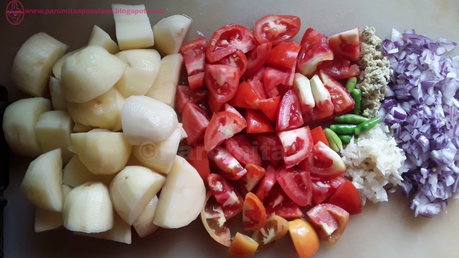 Rohu Fish Eggs Curry - Paromita's Passions