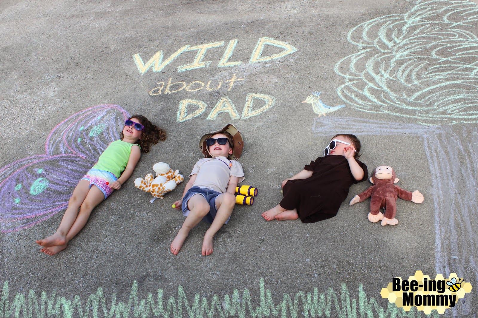 Father's Day Chalk Art Pictures