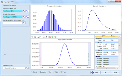 The Vantage Point: Excel + ModelRisk: Aggregate Fast Fourier Transforms