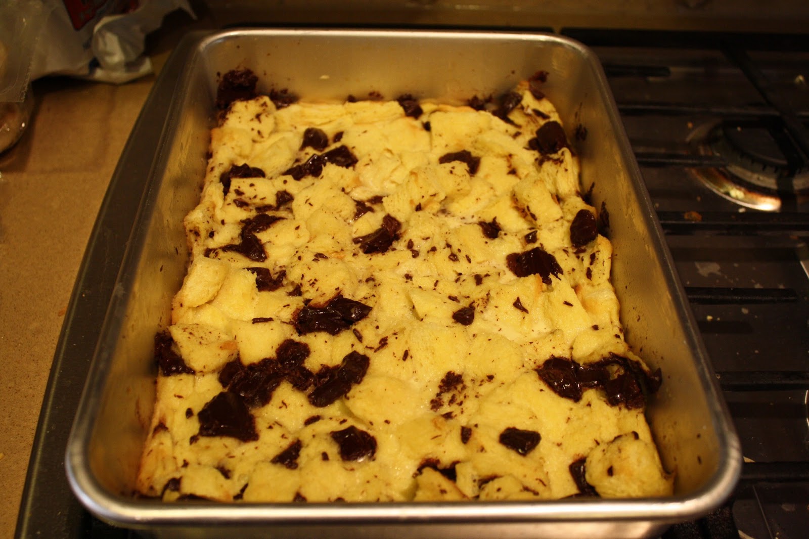 Lactose-Free Girl: Chocolate Chunk Bread Pudding