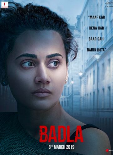 Badla Movie First Look, Poster Out | Starring Amitabh Bachchan, Taapsee ...