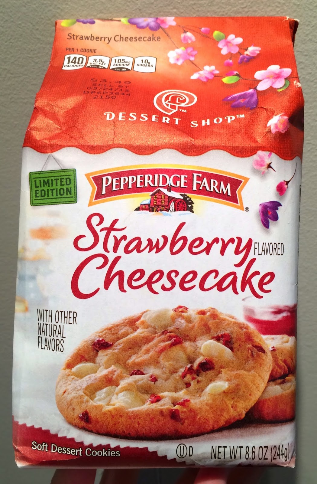 Pepperidge Farm: Strawberry Cheesecake / ペパリッジファーム： ストロベリーチーズケーキ ~ I'm ...
