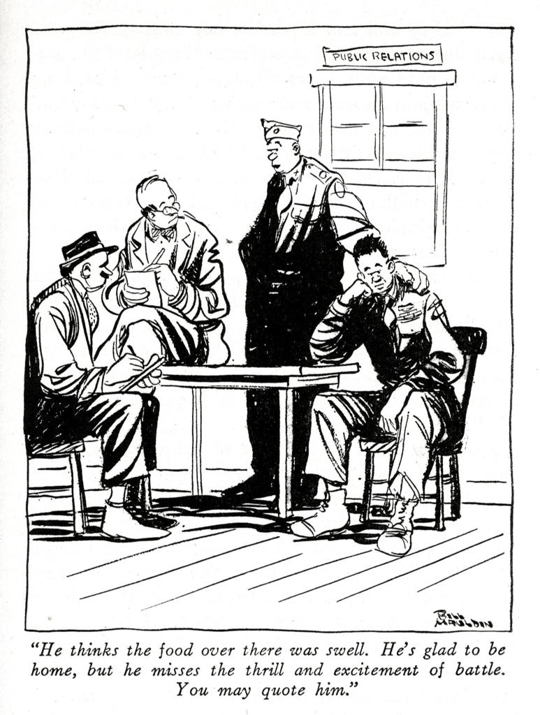 Hairy Green Eyeball 3: Bill Mauldin's BACK HOME — Veterans return from WWII