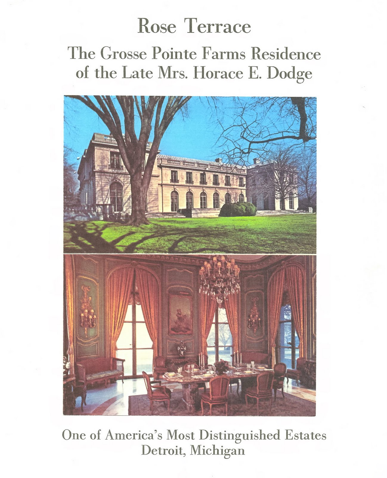 Old Long Island: 'Rose Terrace' - Detroit Edition