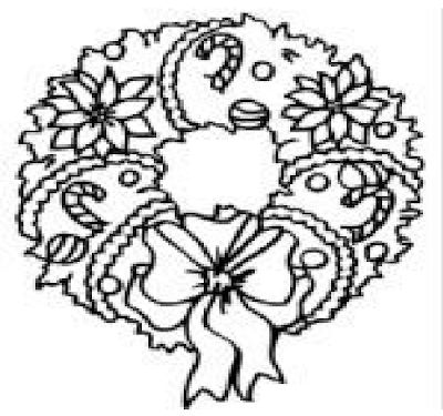 Imagini de colorat - CORONITE de Craciun - 97 :: Fise de lucru ...