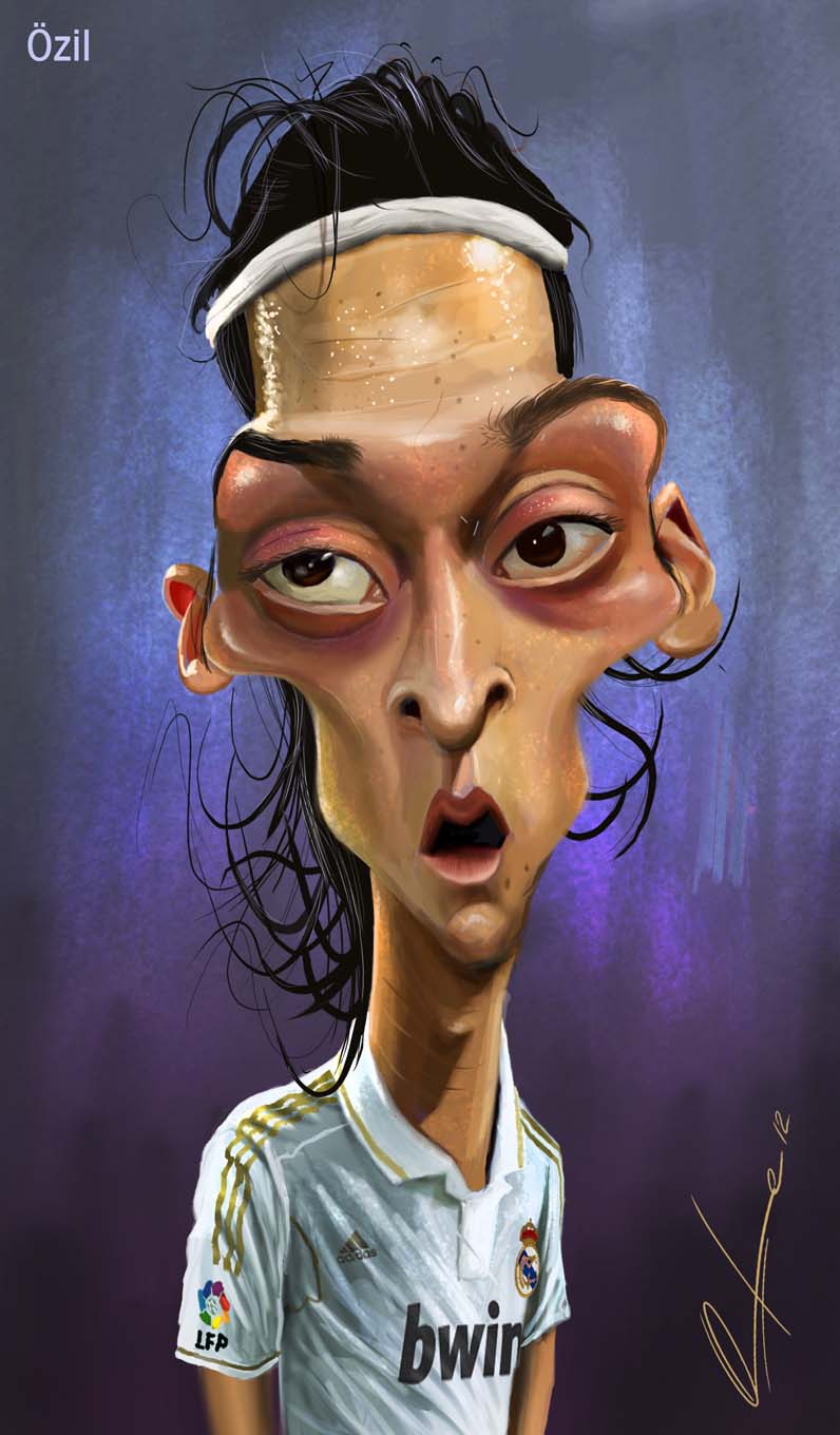 Onofre Caricaturas: Mesut Özil