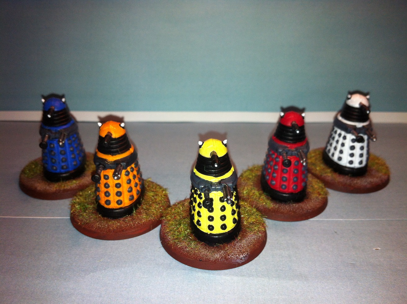 BrummyLad's World of Painting: Dr Who Dalek army
