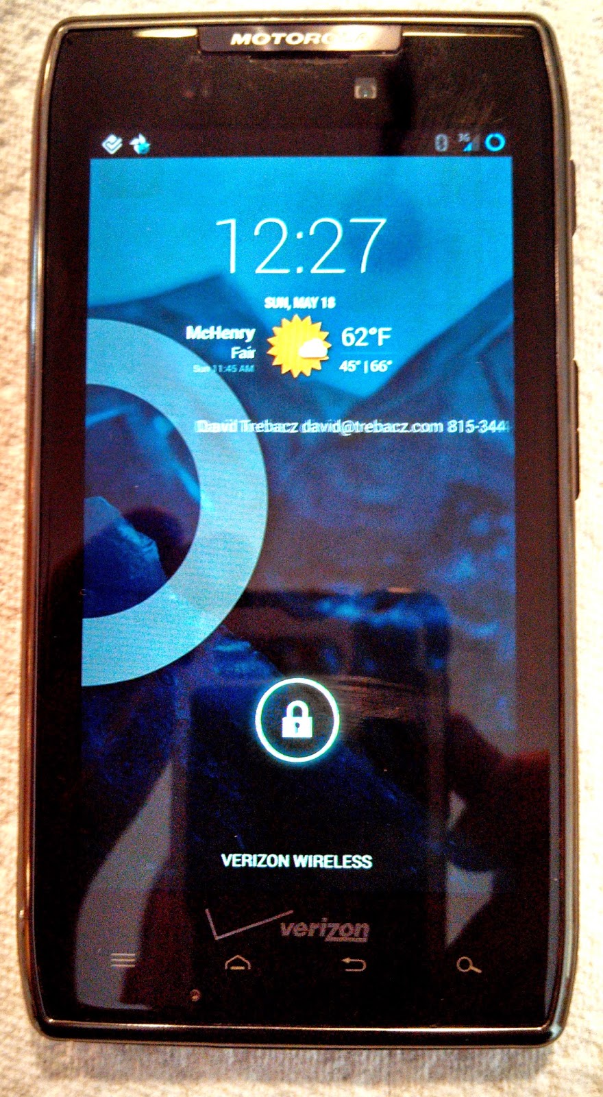 Droid Razr Model Xt912