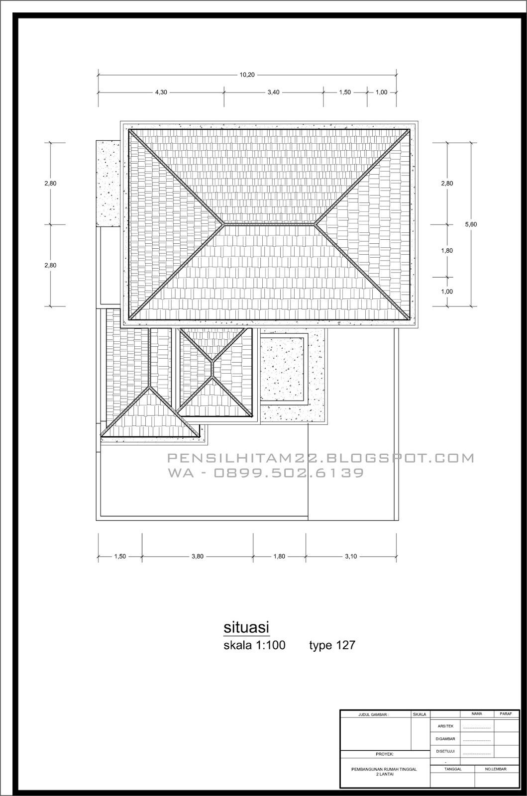 PENSIL HITAM studio: contoh gambar 2D / gambar kerja