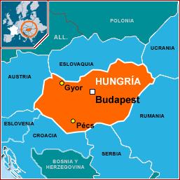 Mapa Mundi: Mapa da Hungria