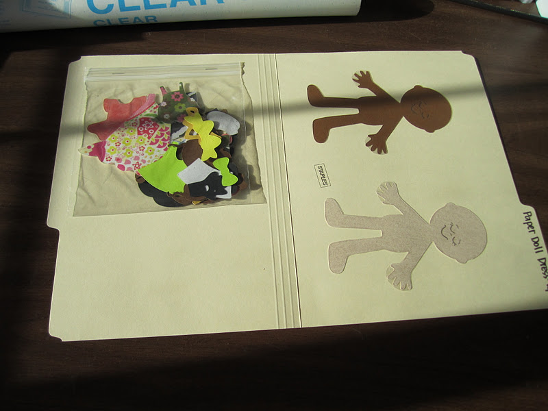 Frills: Preschool book, File Folder Games