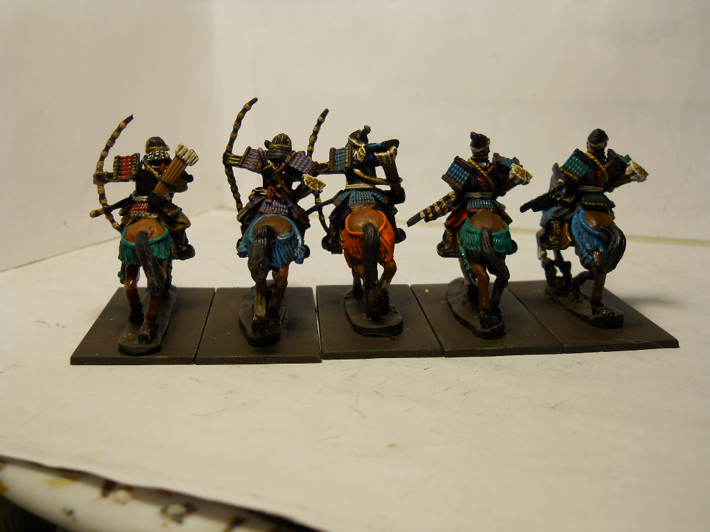 Miniature Wargames Junkie: 28mm OG Mounted Samurai Bowman