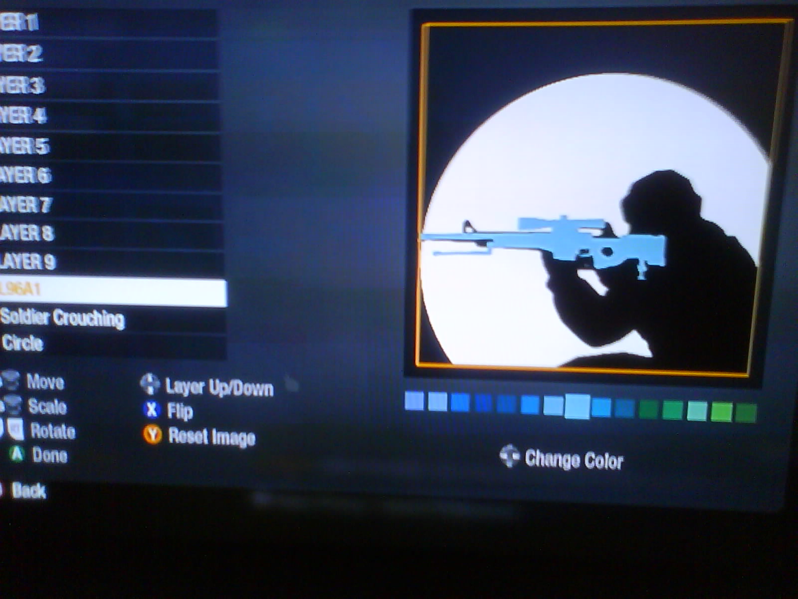 Emblems Black Ops: Sniper (Making off / Layers set up)