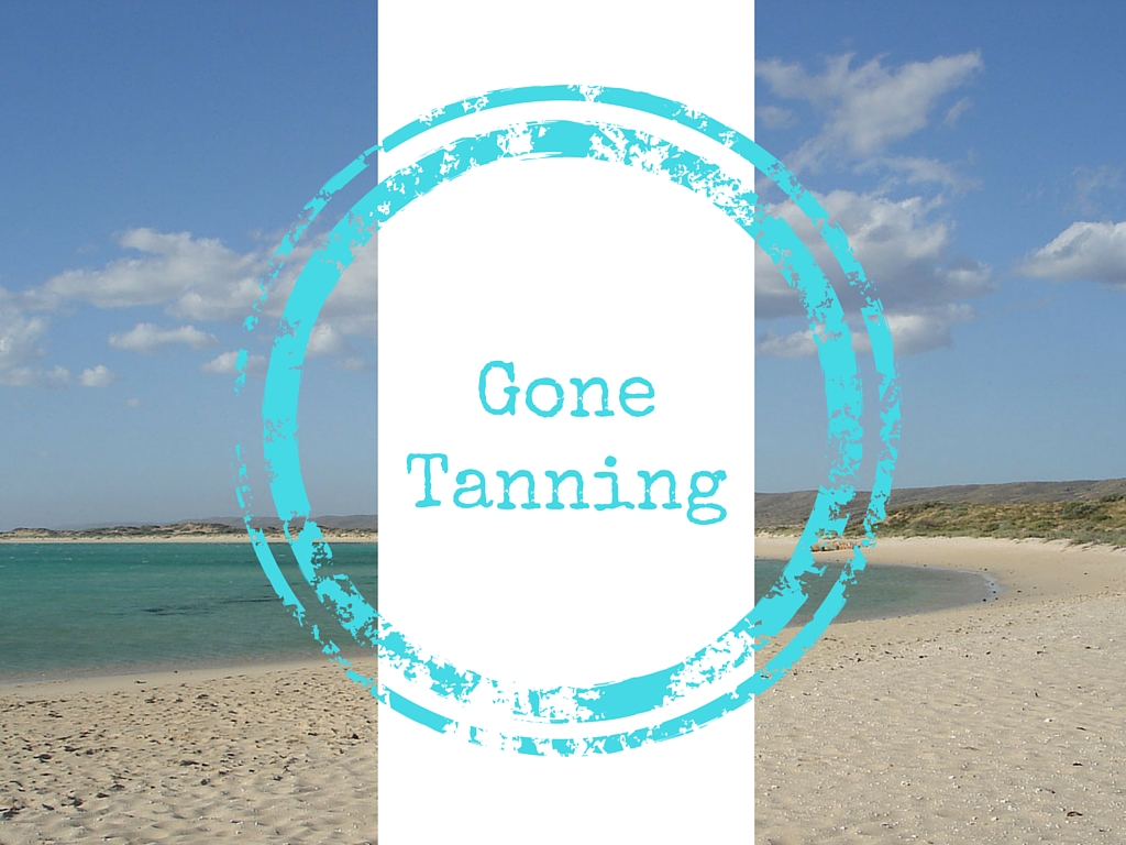 (Almost) Wordless Wednesday - gone tanning |Keeping it Real