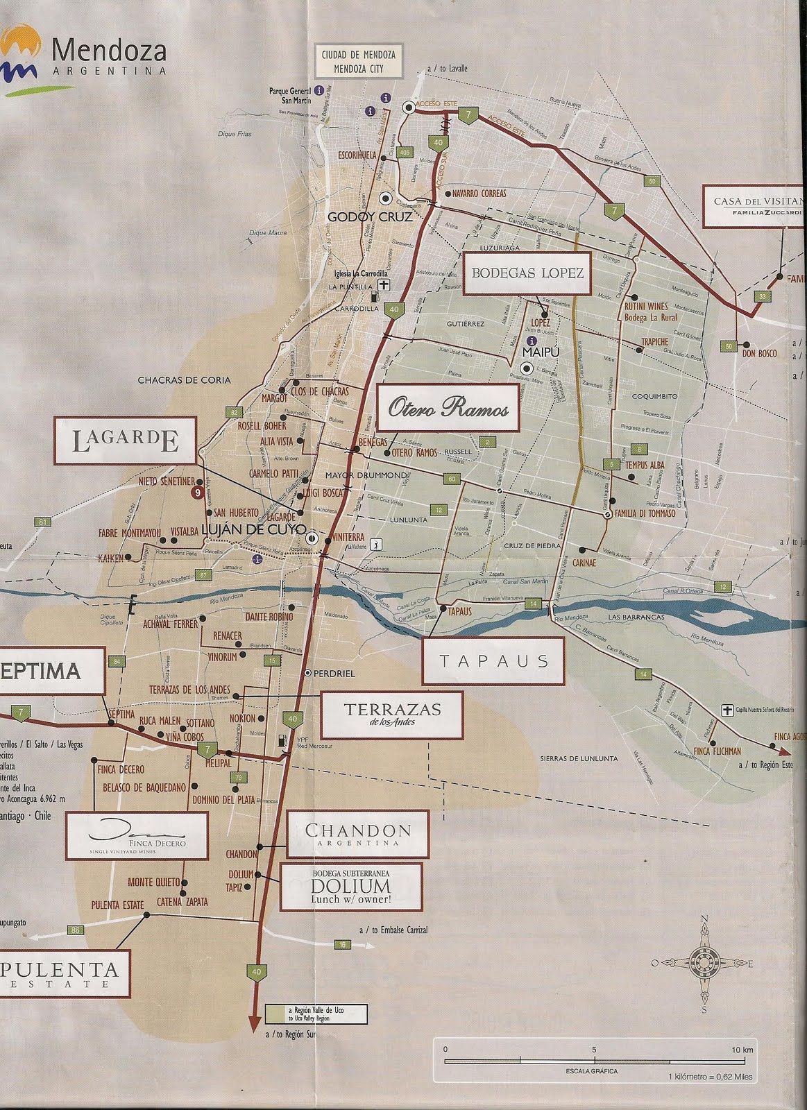 Vinho por 2: Mapa Luján de Cuyo e Maipú