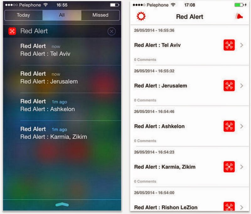 ERETZ ISRAEL: The Israeli App Red Alert Saves Lives—but It Just Might ...