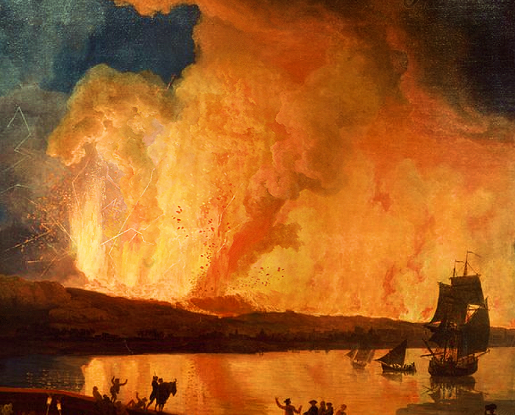 Gods and Foolish Grandeur: Eruption - paintings of Vesuvius by Pierre ...
