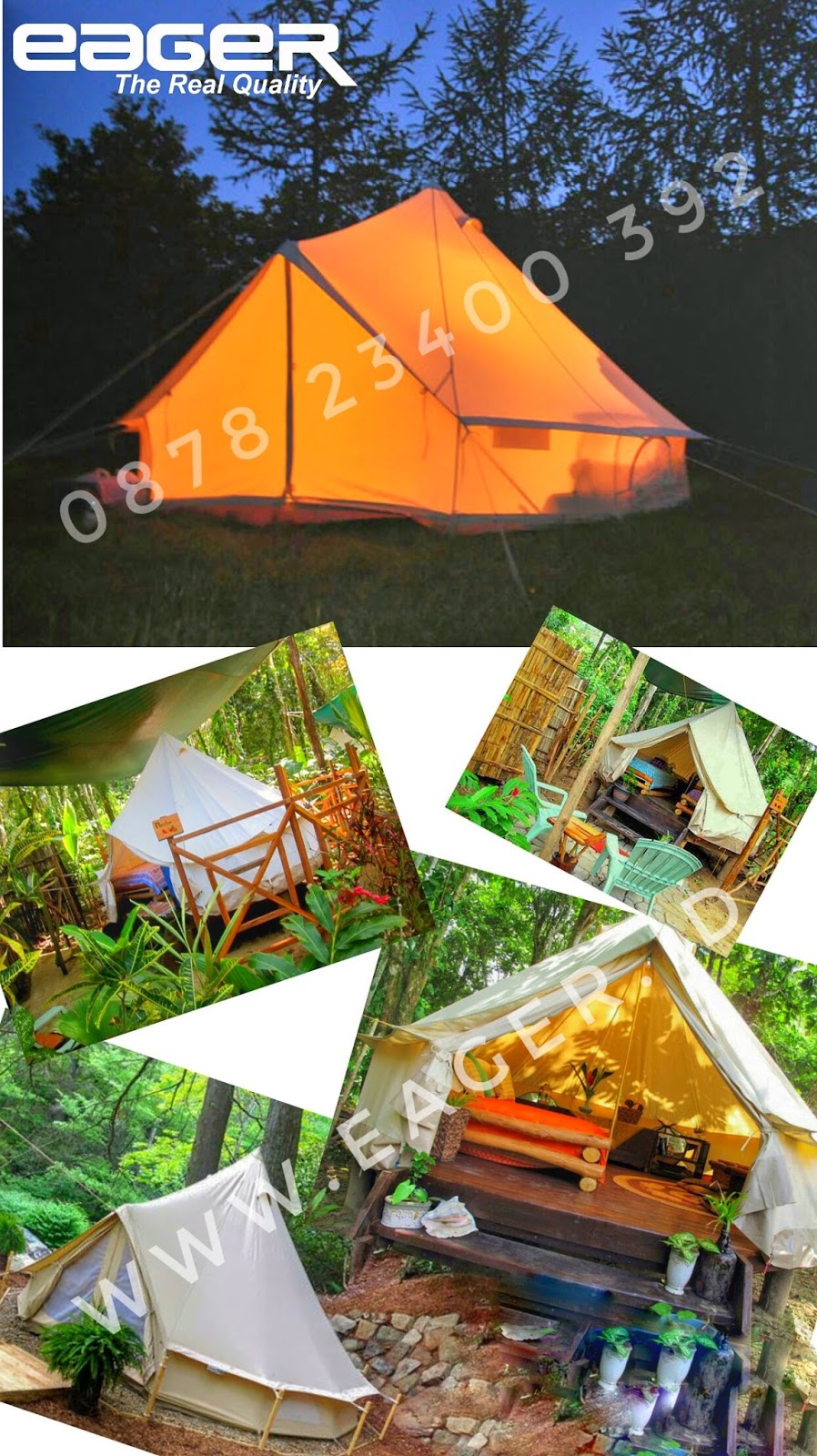 Tenda Glamping Kerucut
