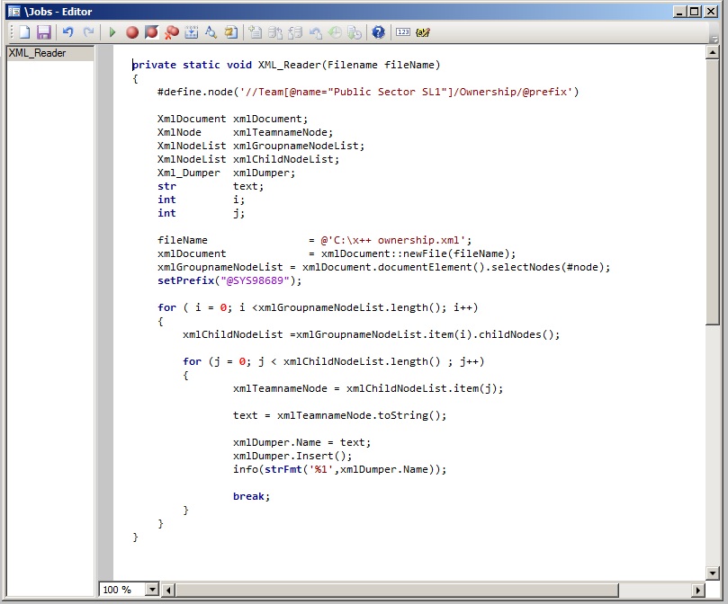 LearnAX: Parsing XML in Dynamics Ax 2012: LearnAX: Parsing XML in Dynamics Ax 2012: